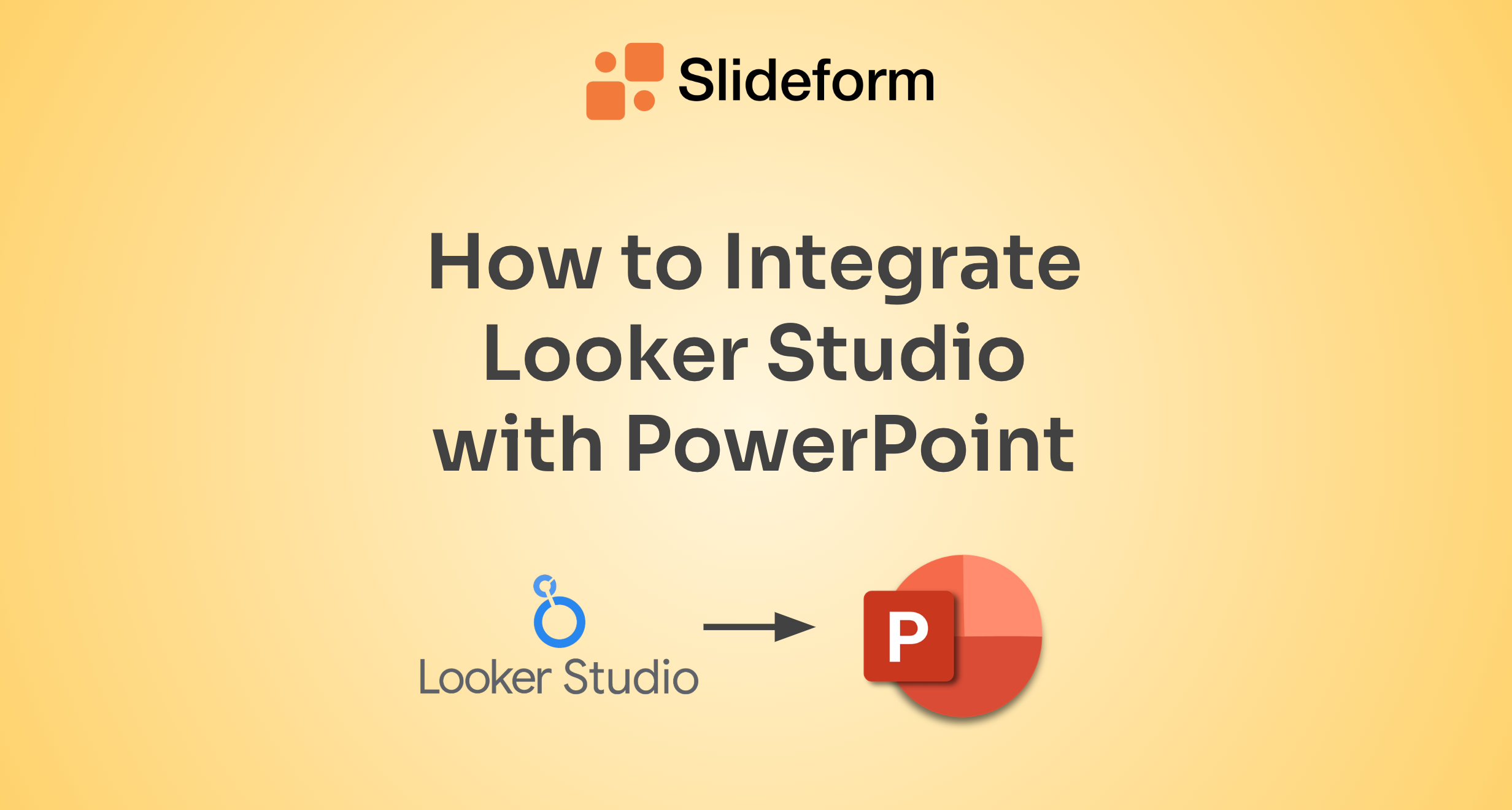 Integrate Looker Studio with Powerpoint